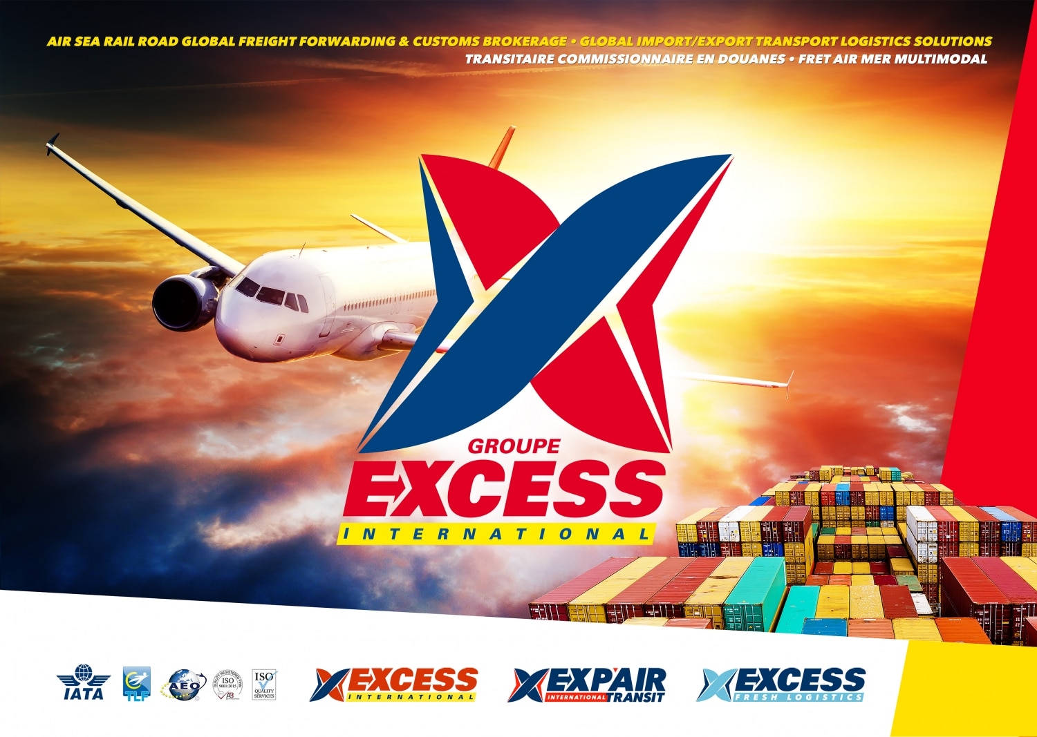 Transitaire international Roissy CDG Excess international - Graphiste ...